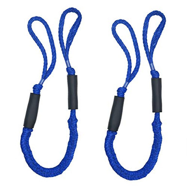 2 Pack Marine Bungee Cord Rope Boat Dock Line Outdoor Shock Absorb ...