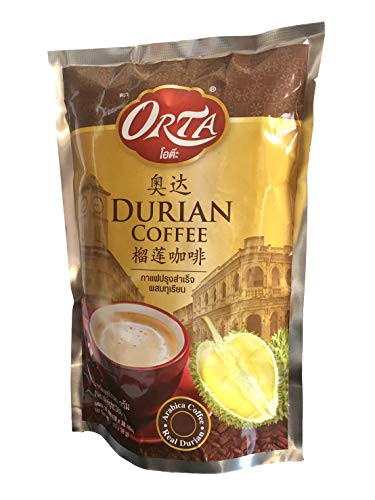 Durian Coffee Instant Arabica Coffee with Durian Family Size Package 13 ...