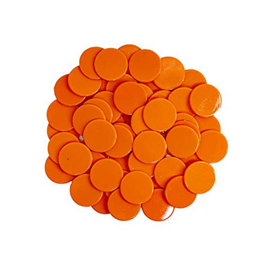 100 Pieces counters Counting Chips Plastic Round Markers 1Inch Opaque ...