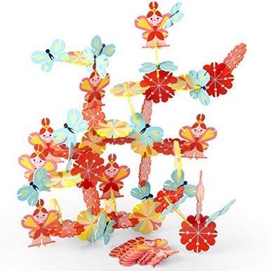 FAO Schwarz 60 Piece Multicolored Enchanted Fairy Building Block/Tile ...