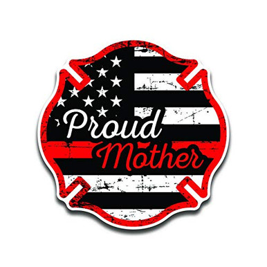 DHDM Designs 2Pack Proud Firefighter Crest Mother Thin Red Line Flag ...