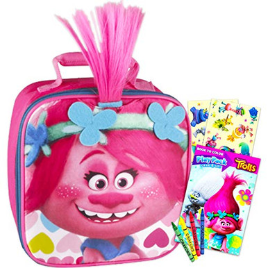 Dreamworks Trolls Lunch Box Travel Activity Pack ~ Trolls Lunch Bag ...