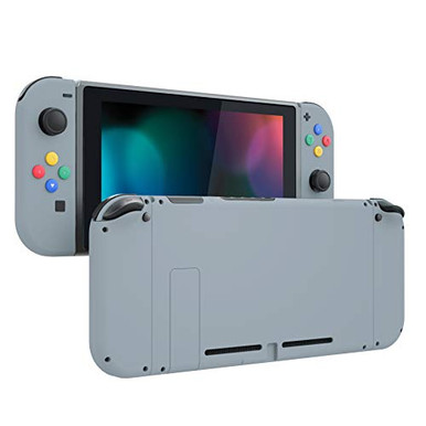 eXtremeRate Soft Touch Grip Back Plate for Nintendo Switch Console NS ...