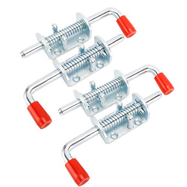 Artilife 4Pack Solid Steel Barrel Bolt Spring Loaded Locking Latchs 6 5 ...