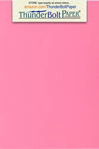 200 Bright Pink 65lb Cover|Card Paper - 4 X 6 Inches Photo, Card, Frame ...
