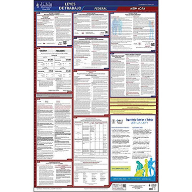 2020 New York State and Federal Labor Law Poster Spanish NY State OSHA ...