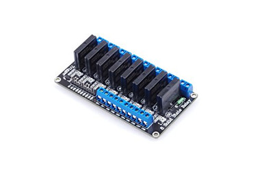 KNACRO 12V 2A 8 Channel Solid State Relay Module High Level Trigger ...