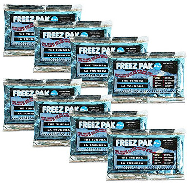 Freeze Packs, 8 Pack - Set of 8 Reusable Long Lasting Ice Packs for ...