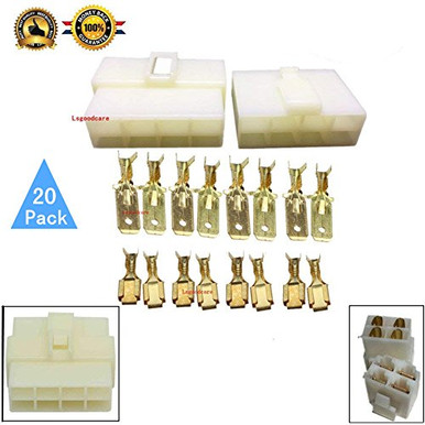 8 Pin Way Sealed Waterproof Electrical Wire Cable Connector Plug Kits ...