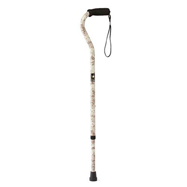 Medline U S Army Camo Pattern Walking Cane Offset Single Point Cane ...