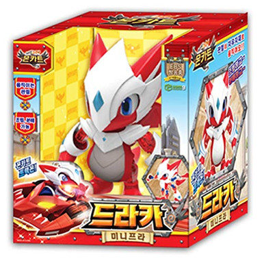 MONKART DRAKA Mini Plastic Model Figure Toy Joints Move Assemble and ...