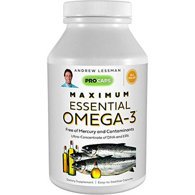 Andrew Lessman Maximum Essential Omega-3 Unflavored 30 Softgels - Ultra ...
