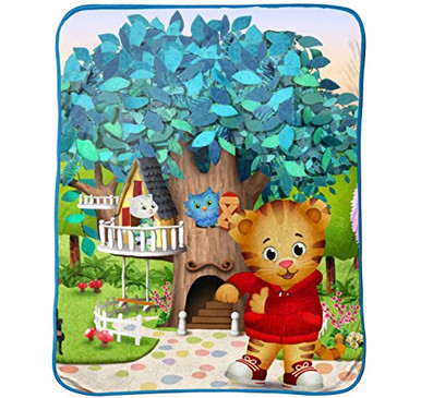 PBS Kids Daniel Tiger Treehouse Pals Plush 46 x 60 Throw ...