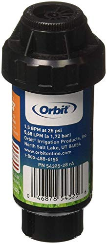 Orbit 54325 Half Circle Spray Pattern Spring Loaded PopUp Heads ...