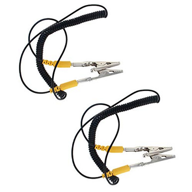 Othmro PDJ 1 8M 2pcs AntiStatic ESD Grounding Cable Coiled Cord ...