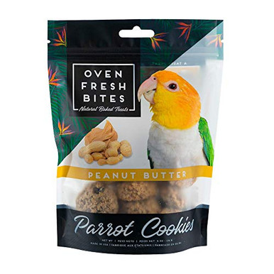 Oven Fresh Bites Baked Parrot Cookies Bird Treat AllNatural Ingredients ...