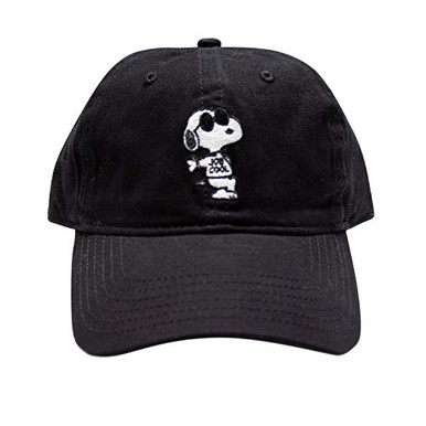 Peanuts Mens Snoopy Baseball Hat Snoopy Linus Charlie Brown Logo Curved ...
