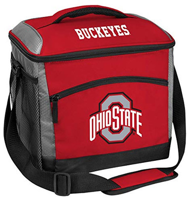 Rawlings NCAA Soft Sided Insulated Cooler Bag, 24-Can Capacity, Ohio ...