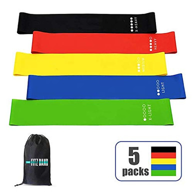 Resistance Loop Bands, Exercise Band Sets for Home Fitness, Stretching ...
