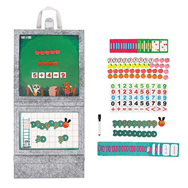 SMILE A WHILE Math Magnetic Board for Kids with Manipulatives and ...