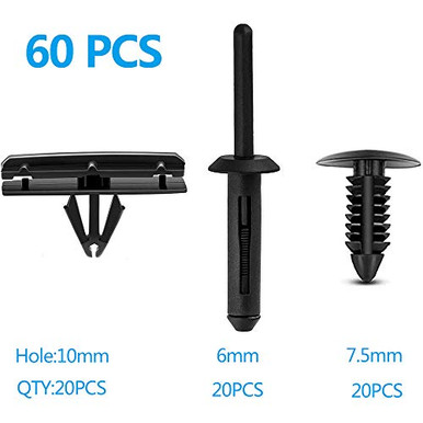 YILUSHUN Blind RivetFender Flare Rocker Moulding ClipBumper Shield ...