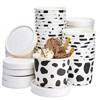 Ice Cream Containers Eusoar 8oz Ice Cream Freezer Containers with Lids ...