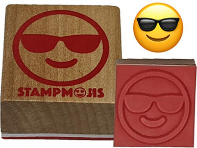 Stampmojis Individual Emoji Stamp COOL EMOJI STAMP Fun Teacher Stamps ...