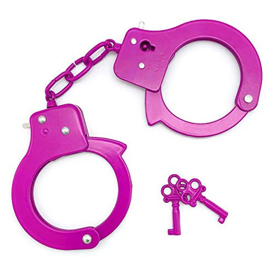 SYOSIN Toy Metal Handcuffs with Role Play Party Supplies Cosplay ...