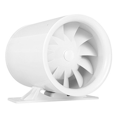 TerraBloom 6 Silent Inline Duct Fan 26W 188 CFM Quiet MixedFlow Energy ...