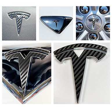Custom Cut Graphics Tesla Model S New Fascia Logo Decal Wrap 14pc Set ...