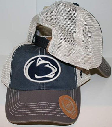 Penn State University PSU Nittany Lions Blue White Off Road Washed Top ...
