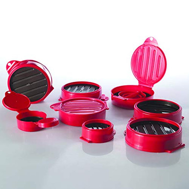 Burger Mold. Set of 8 pcs!!! Made of Plastic PP. Stuffed Burger Press ...
