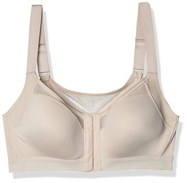 Leonisa Front Closure Full Coverage Bra for Women with Criss Cross Back ...