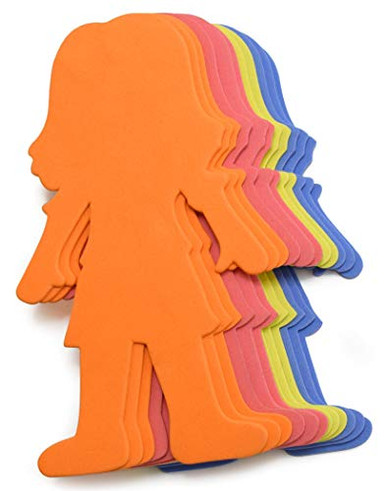 Foam Cut Out People Die Cut Kids Cut Out Shapes Classroom Cutouts of ...