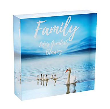 Mojo Blocks Family Lifes Greatest Blessing Family Acrylic Block Sign ...