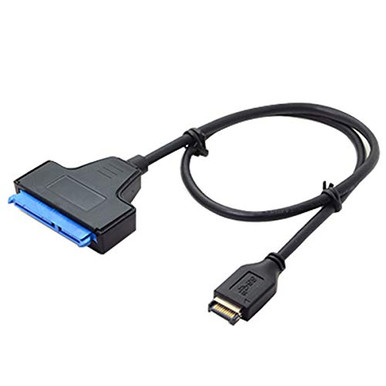 Cablecc USB 3 1 Front Panel Header Motherboard to 2 5 Inch SATA 22Pin ...