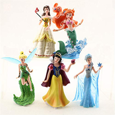 Princess Action Figure Play Set, Cartoon Favorite Princess Figures ...