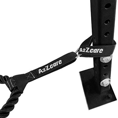 A2ZCARE Fitness Battle Rope Anchor Kit Stainless Steel Snap Hook Heavy ...