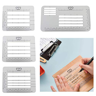 Envelope Addressing Guide 4 Style Addressing Stencil Templates Bring ...