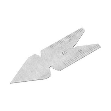 uxcell Center Gage 55 Degree Thread Pitch Gauge, Stainless Steel Screw ...