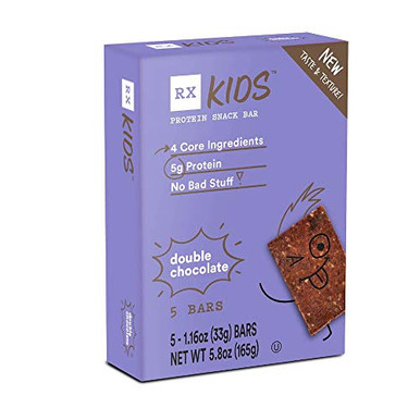 RXBAR RX Kids Protein Snack Bar Double Chocolate 1 16oz Bars 5ct New ...