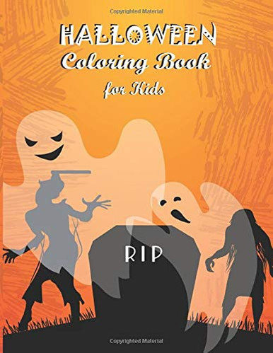 Halloween Coloring Book for Kids Coloring Book with Adorable Animals ...