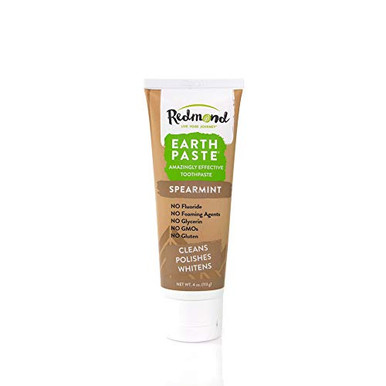 Redmond Earthpaste Natural Non Fluoride Spearmint Flavored Toothpaste 4 ...