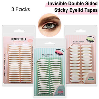 3 Pack Invisible Double Side Sticky Eyelid Tapes Stickers Medical use ...