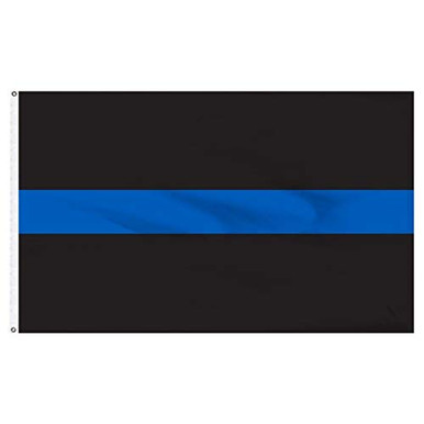 HomeSmith 3 x5 Thin Blue Line Flag Police Law Enforcement Officer Leo ...