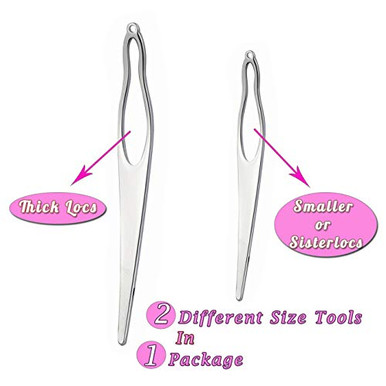 Two Different Size Dreadlocks Tools Interlocking Tool For Locs EasyLoc ...