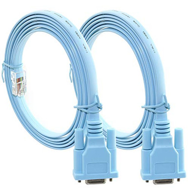 ToToT 1pcs 6FT 1 8M Console Cable RJ45 Cat5 Ethernet to RS232 9 Pin DB9 ...