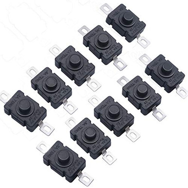 mxuteuk 30pcs Self Lock Push Button Switch 1 5A AC 250V for SMD ...