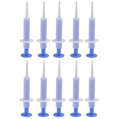 10PCS Dental Disposable Syringes with Straight Tip 12cc Capacity ...