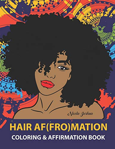 HAIR AF FRO Mation Coloring and Affirmation Book Hair Empowerment ...